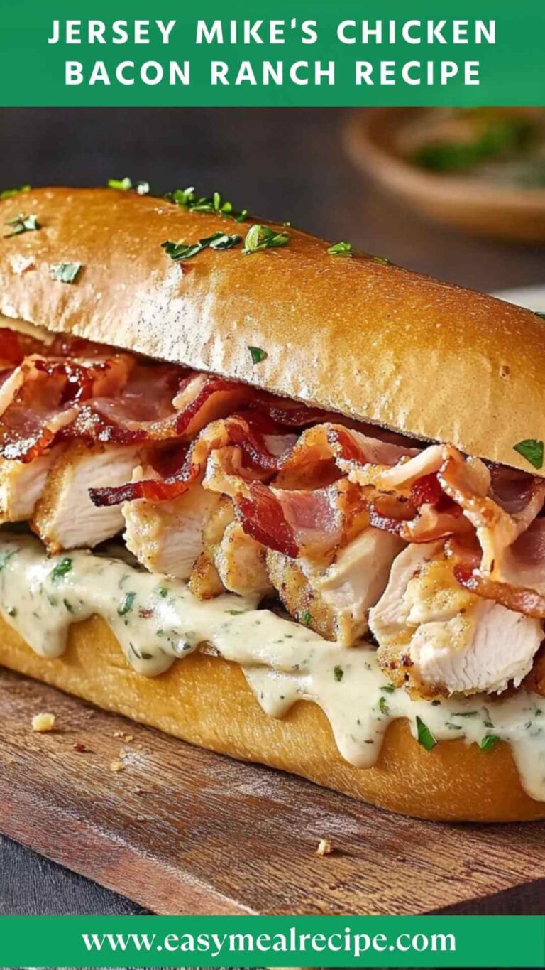 Jersey Mike's Chicken Bacon Ranch Recipe - Easy Meal Recipe