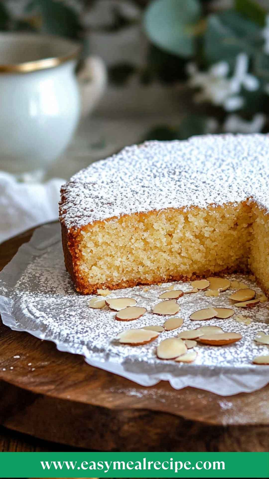 Spanish Almond Cake Tarta De Santiago Recipe - Easy Meal Recipe