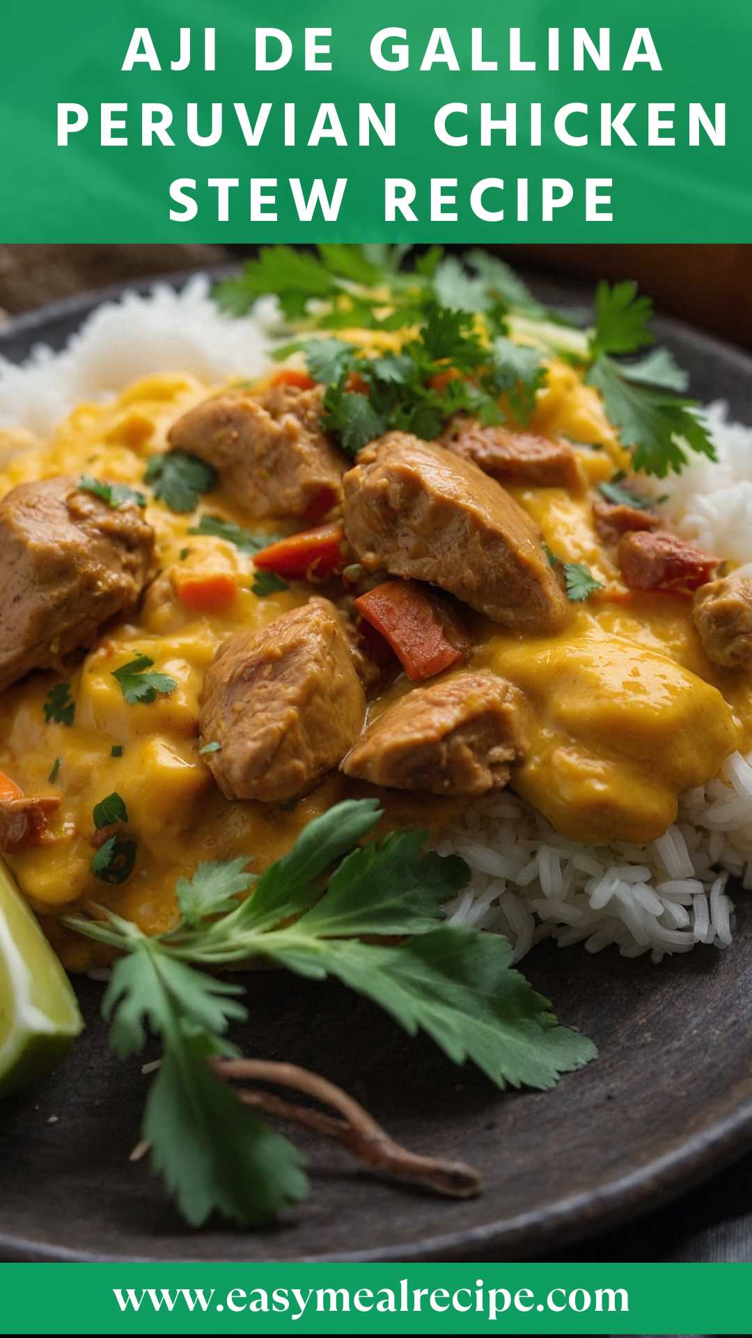 Aji De Gallina Peruvian Chicken Stew Recipe - Easy Meal Recipe