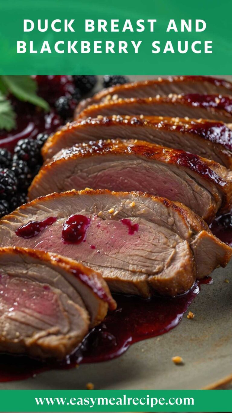Duck Breast and Blackberry Sauce -Easy Meal Recipe