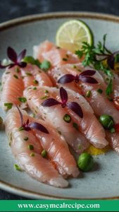 Fish Crudo - Easy Meal Recipe