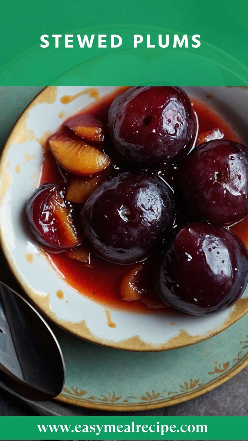 Stewed Plums - Easy Meal Recipe
